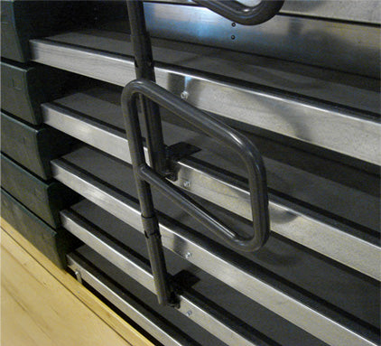 ¼ Turn Aisle Rails – SportBiz