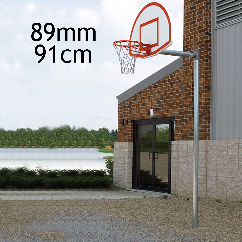 3 1/2" Straight Style Basketball Post Set - 5066XY (3' extention ...